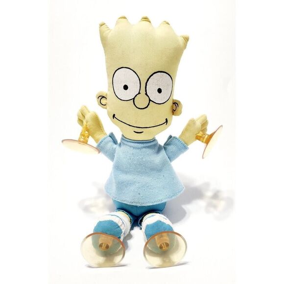 Dan Dee | Other | Vintage 99 Bart Simpsonthe Simpsons 11 Car Window ...